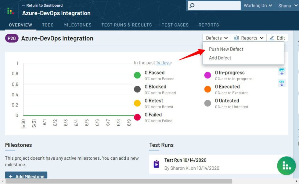 Integrate with Azure DevOps - TestRail ドキュメント (v7.5.3)
